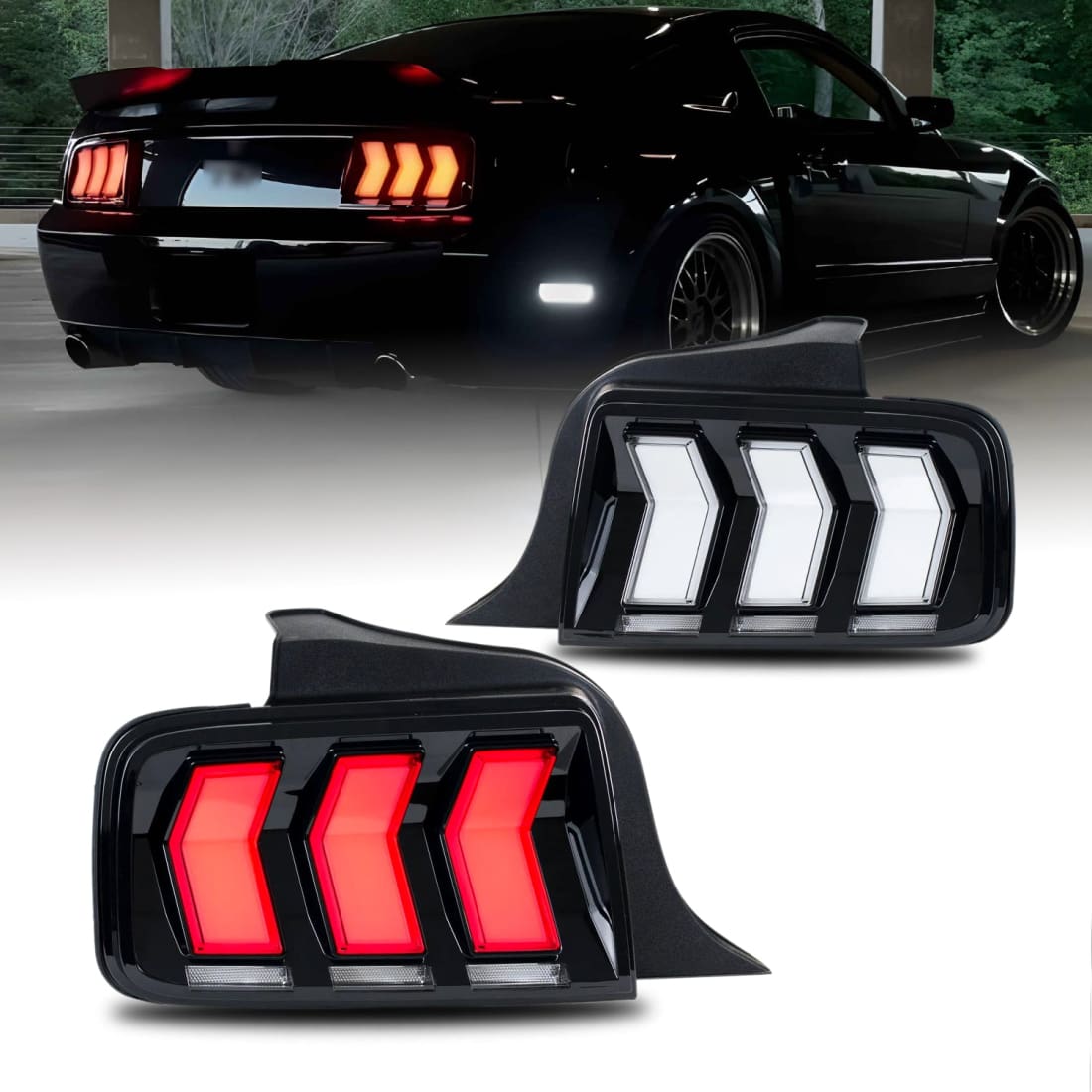 Stang Lights - 2005-2009 Mustang S650 Style Taillight (RGB & Non-RGB)