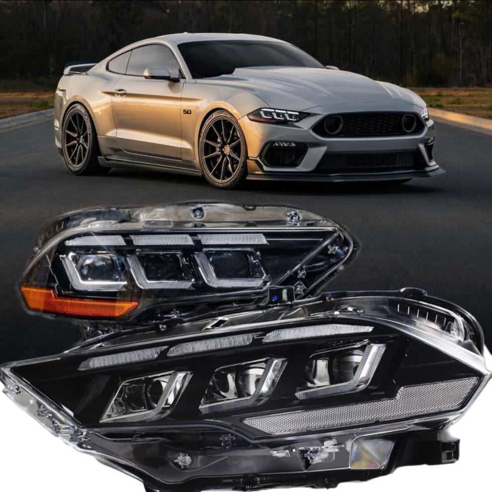 Stang Lights - 2018-2023 Mustang S650 Style LED Headlights